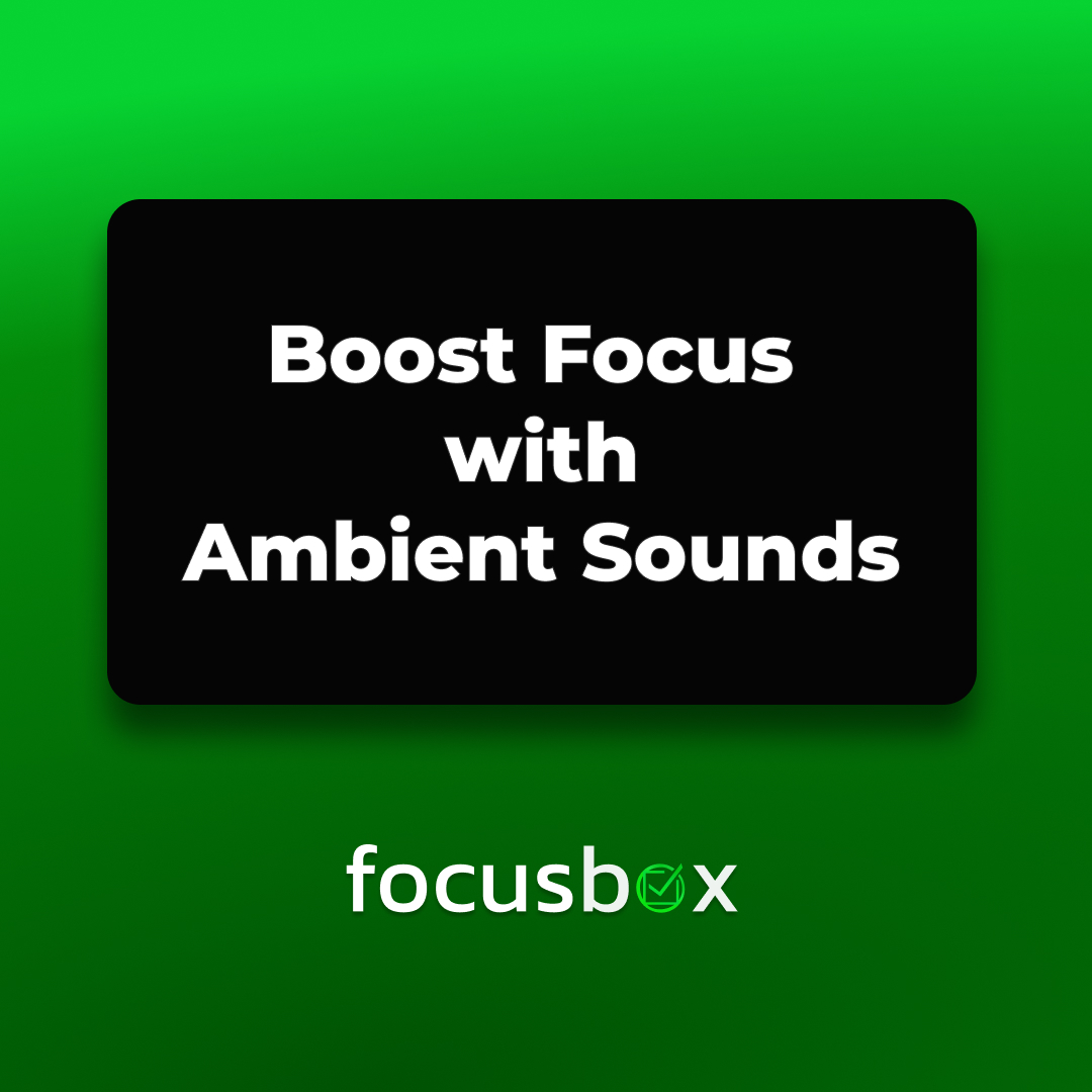 The Science of Background Noise: How Ambient Sounds Can Boost Your Focus